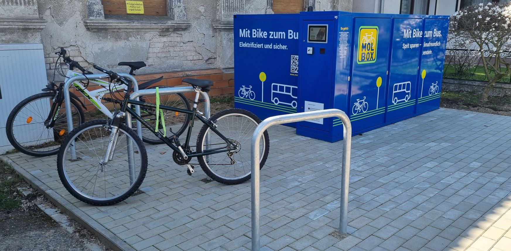 MolBox – Ihre Fahrradgarage fürs klimafreundliche Pendeln.